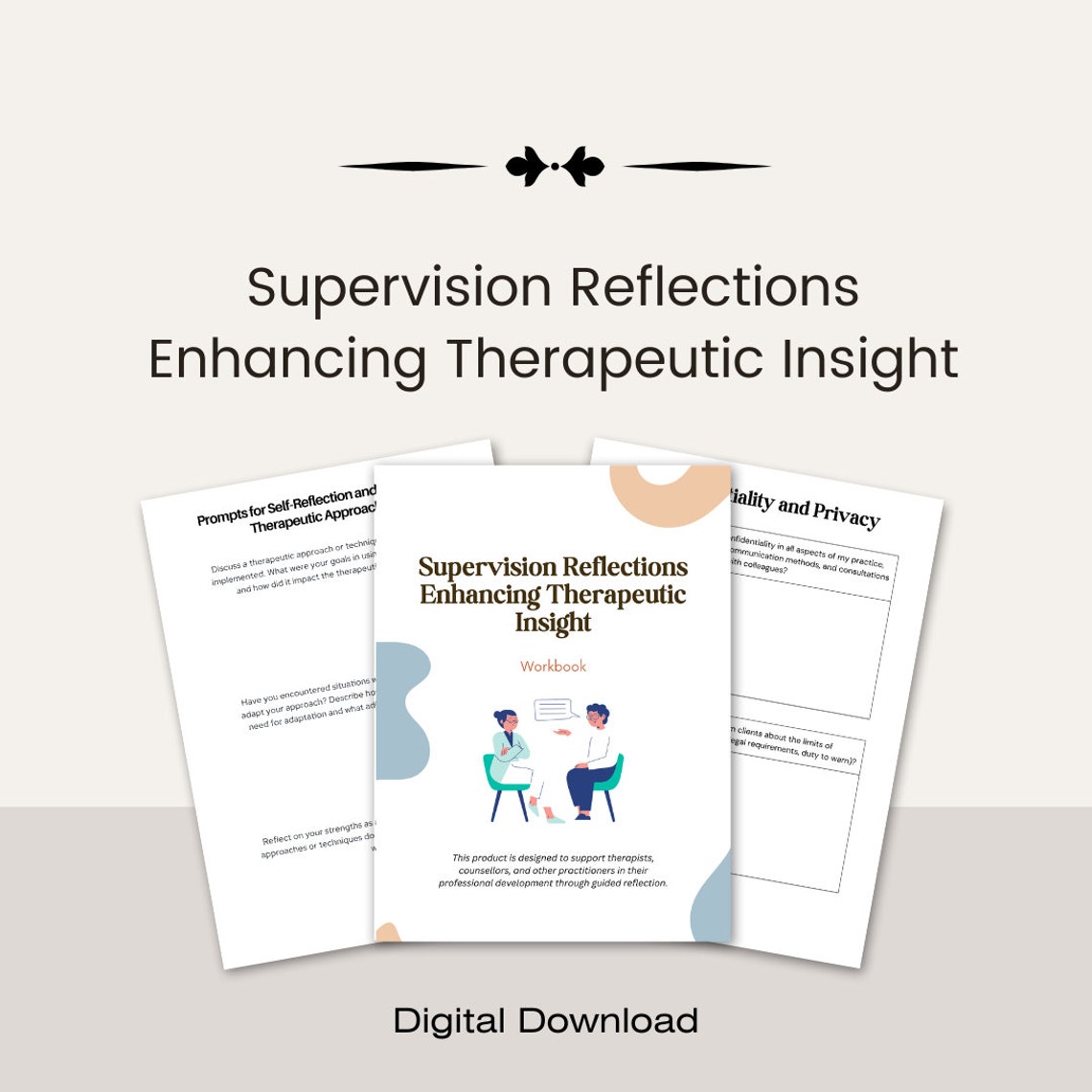 Supervision Reflections Enhancing Therapeutic Insight, Therapist Self ...