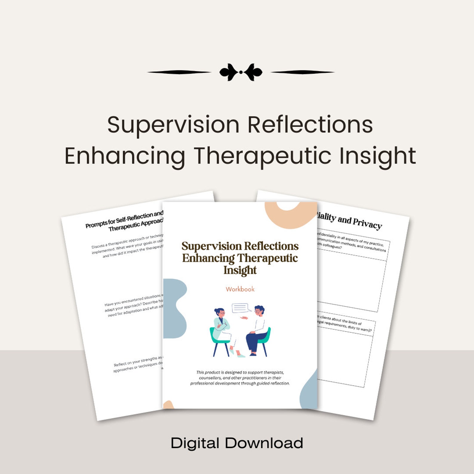 Supervision Reflections Enhancing Therapeutic Insight, Therapist Self ...