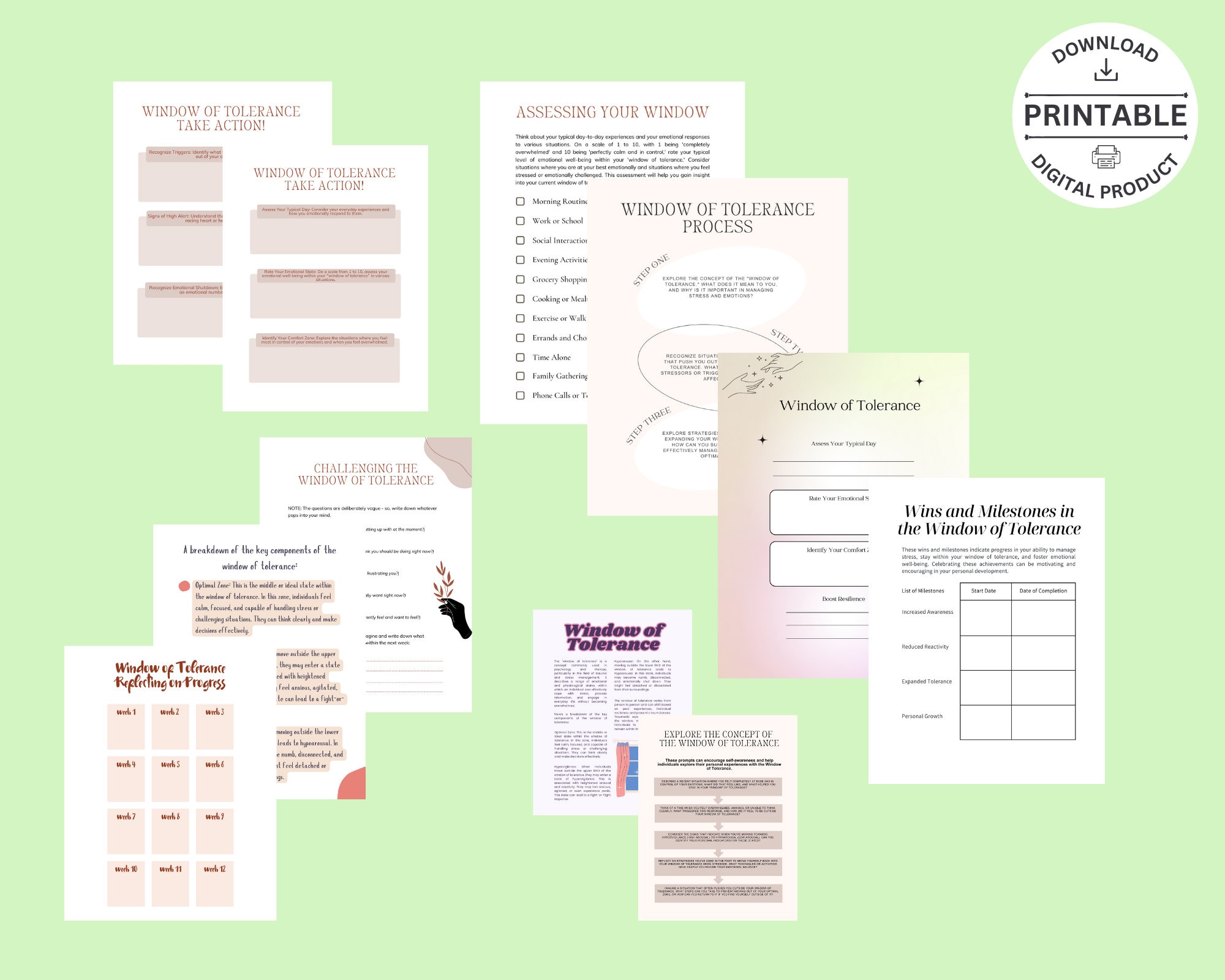Window of Tolerance, Coping Skills, Emotional Resilience, Self ...