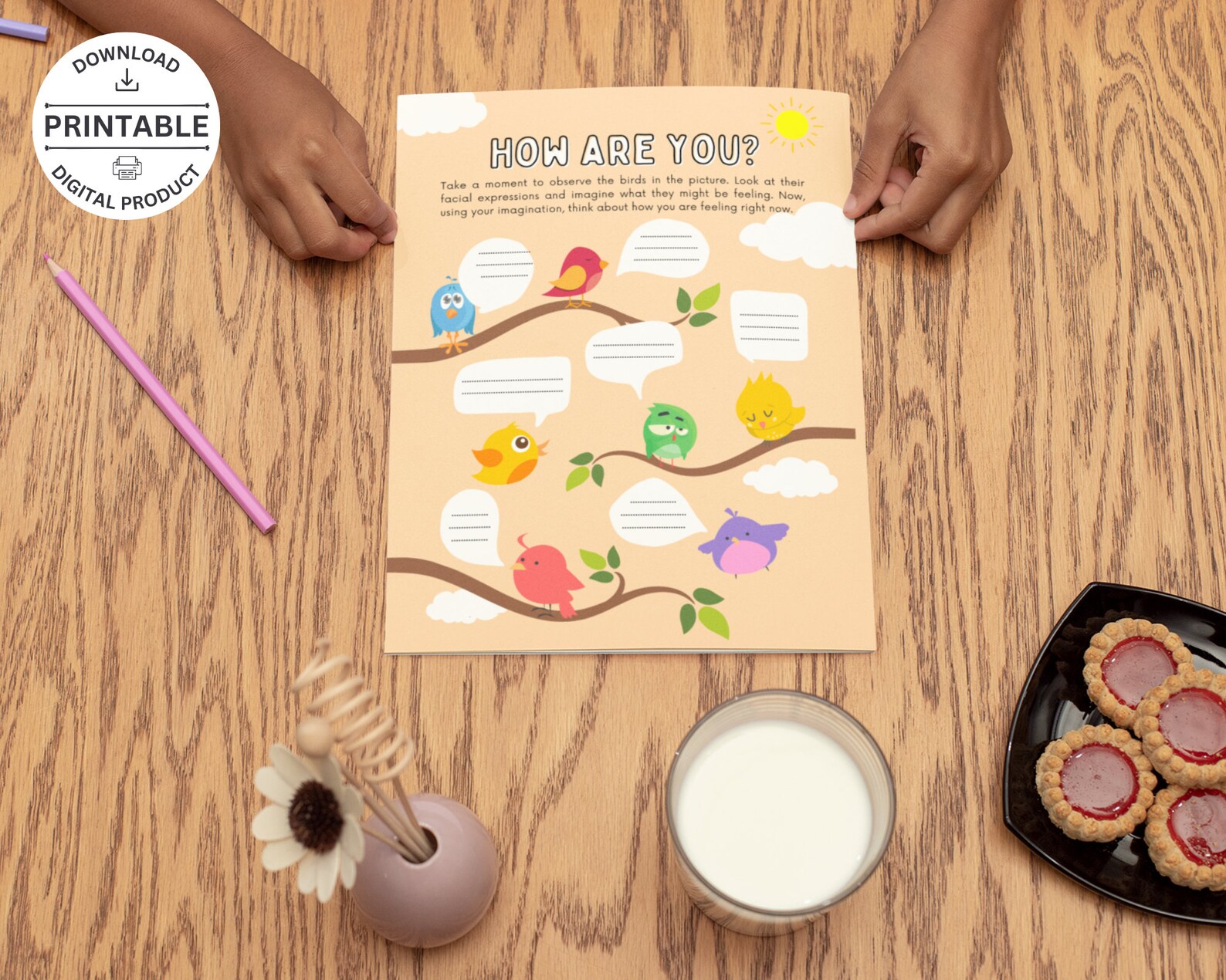 Understand and Express Your Emotions Worksheets and Flash Cards for ...