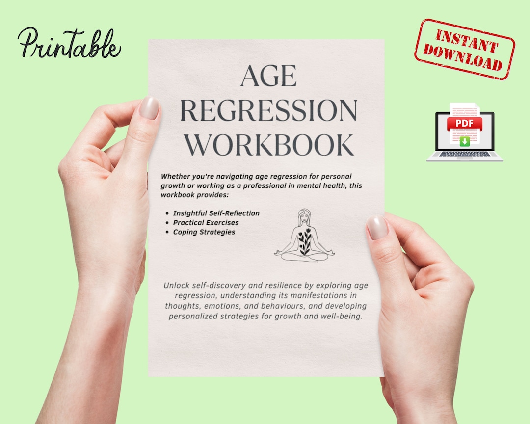 Age Regression Workbook: Therapeutic Self-help (PDF) - Etsy