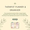 Therapist Daily Appointment Planner, Daily Clinical Planning Tool ...
