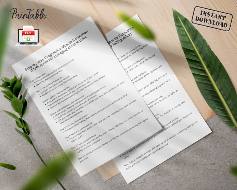 Progressive Muscle Relaxation (PMR) Script Collection, Ready-to-use ...