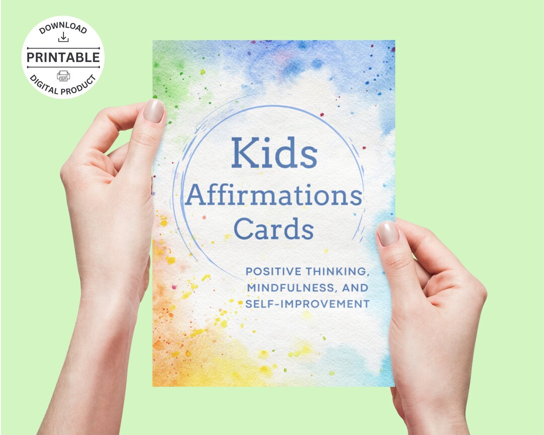 Kids Affirmations, Affirmation Cards, Positive Childhood, Mindfulness ...
