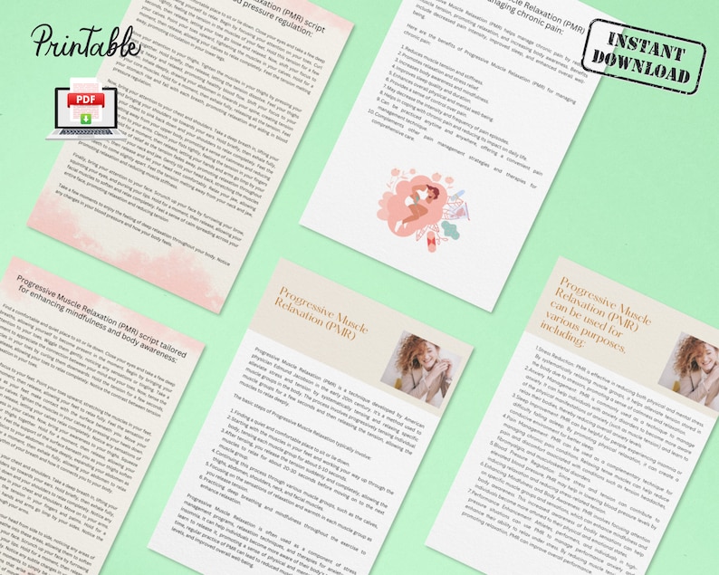 Progressive Muscle Relaxation (PMR) Script Collection, Ready-to-use ...