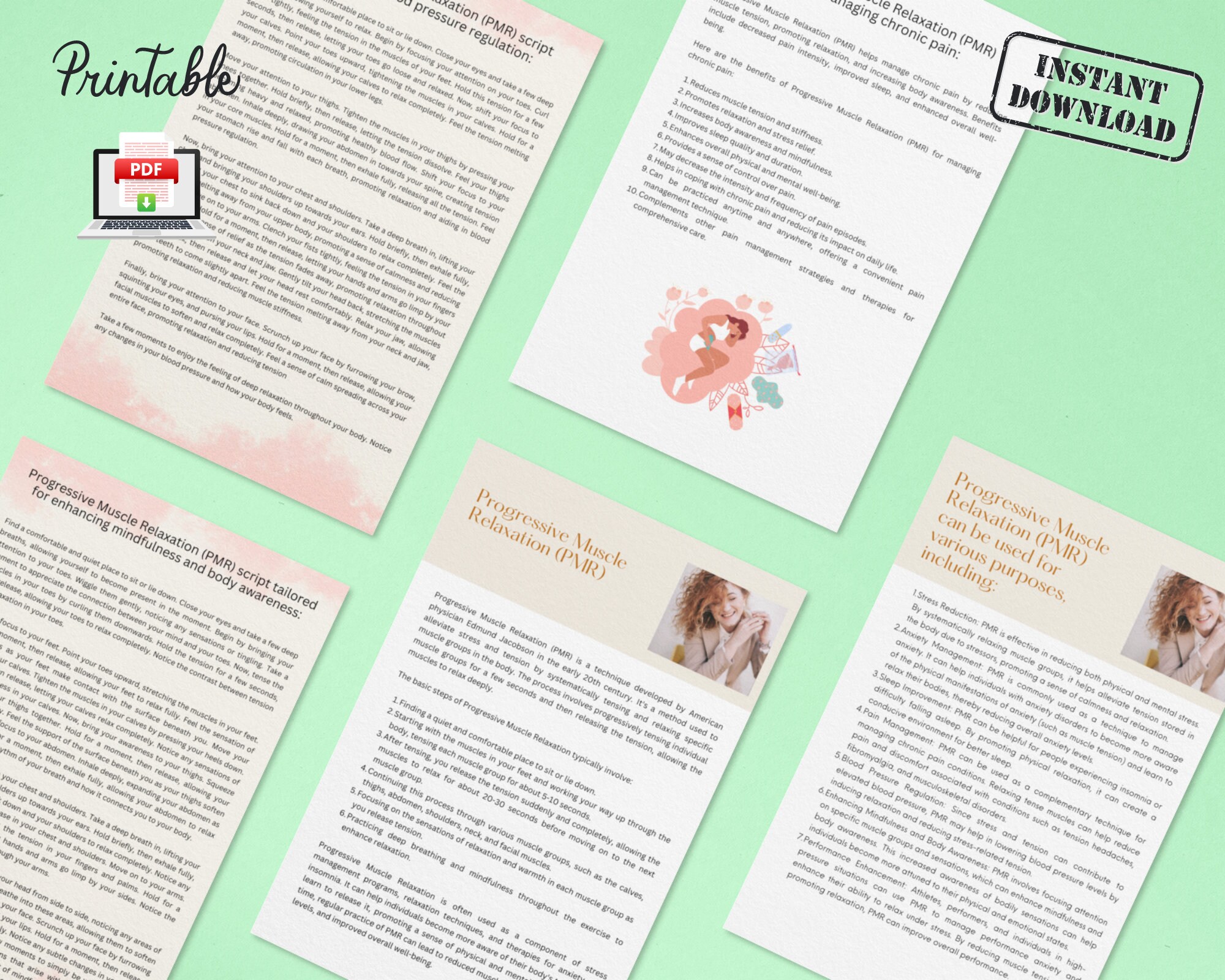 Progressive Muscle Relaxation PMR Script Collection, Ready-to-use ...