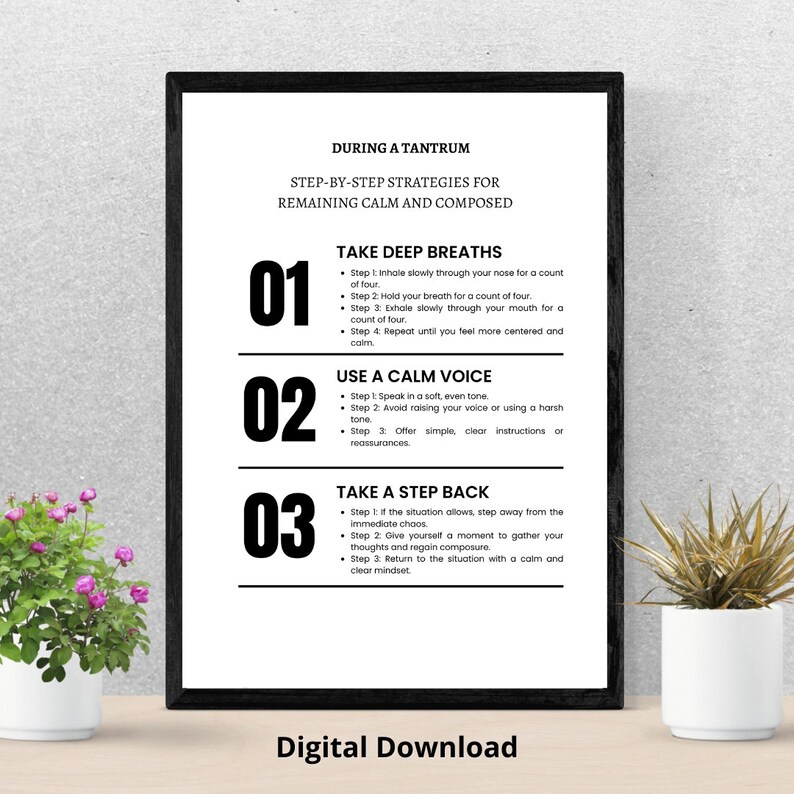 Dealing With Tantrums Workbook, Comprehensive Guide, Parenting ...