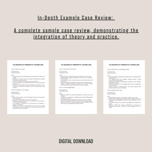 Therapeutic Counselling Case Review: Level 4 Diploma Example (PDF) - Etsy