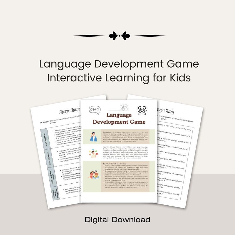 Language Development - Etsy