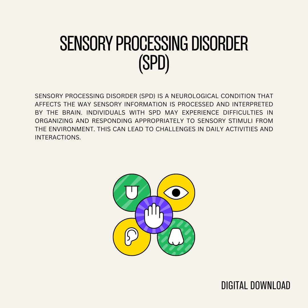 Sensory Processing Disorder (SPD) Workbook, Understanding and Managing ...