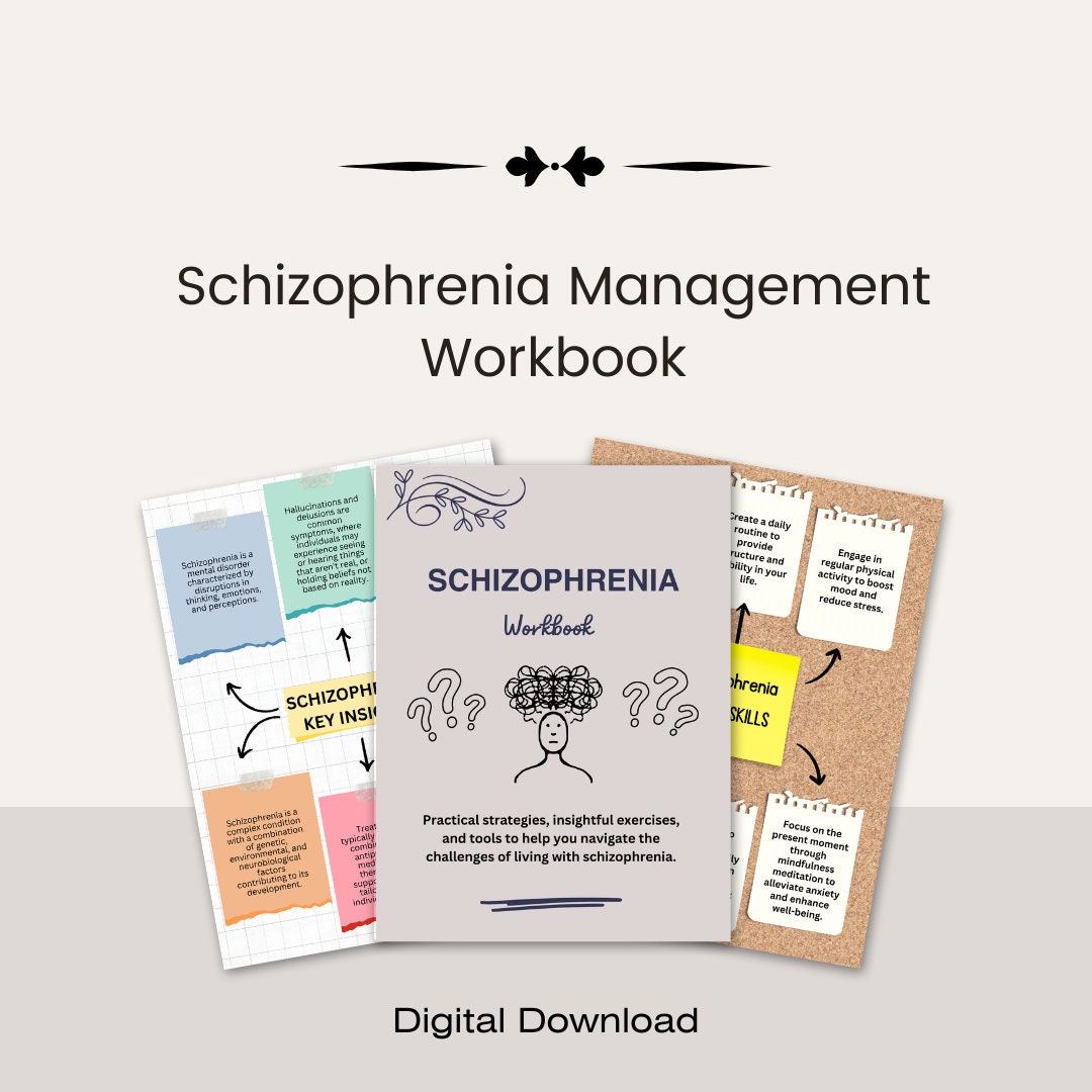 Schizophrenia Management Workbook: Coping Skills & Therapy Resource ...