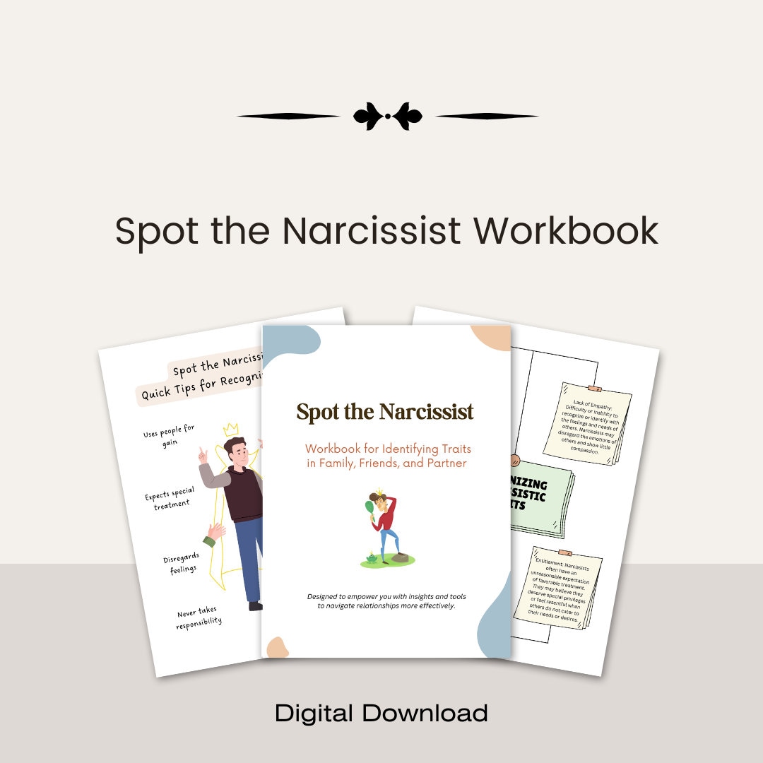 Spot the Narcissist Workbook, Narcissist Traits, Identify Narcissistic Behaviour, Coping With ...