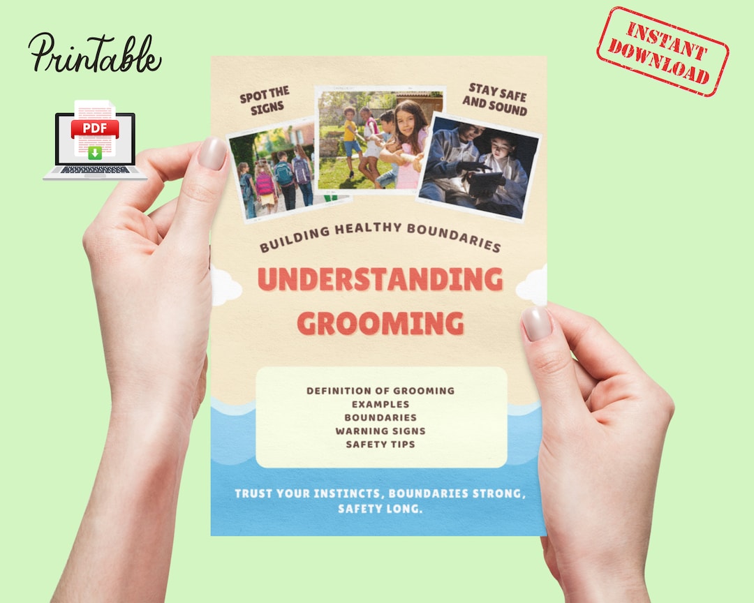 Grooming Awareness Educational Set, Understanding Grooming, Child ...