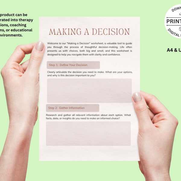 Problem Solving Steps Worksheet - Etsy