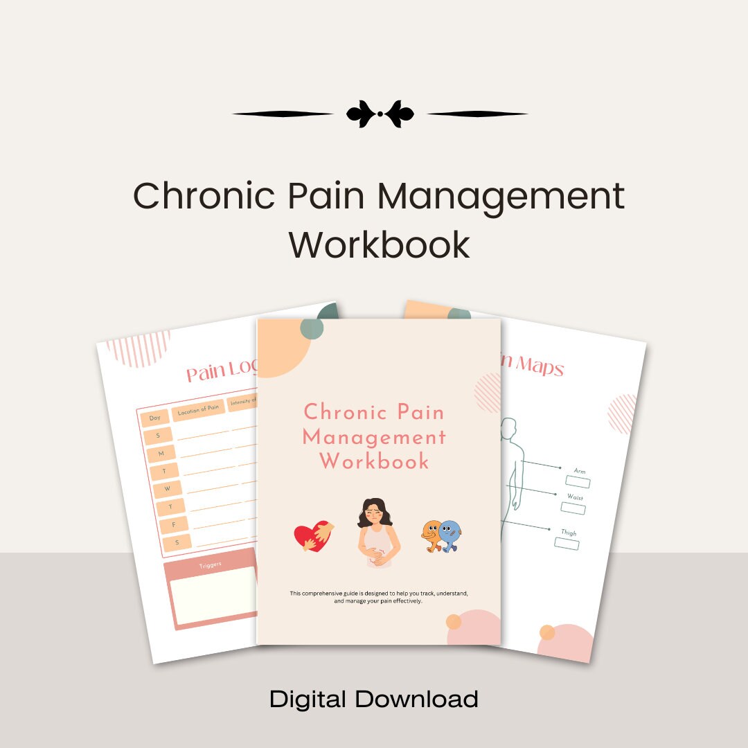 Chronic Pain Management Workbook: Symptom Tracker (A4, US Letter PDF ...