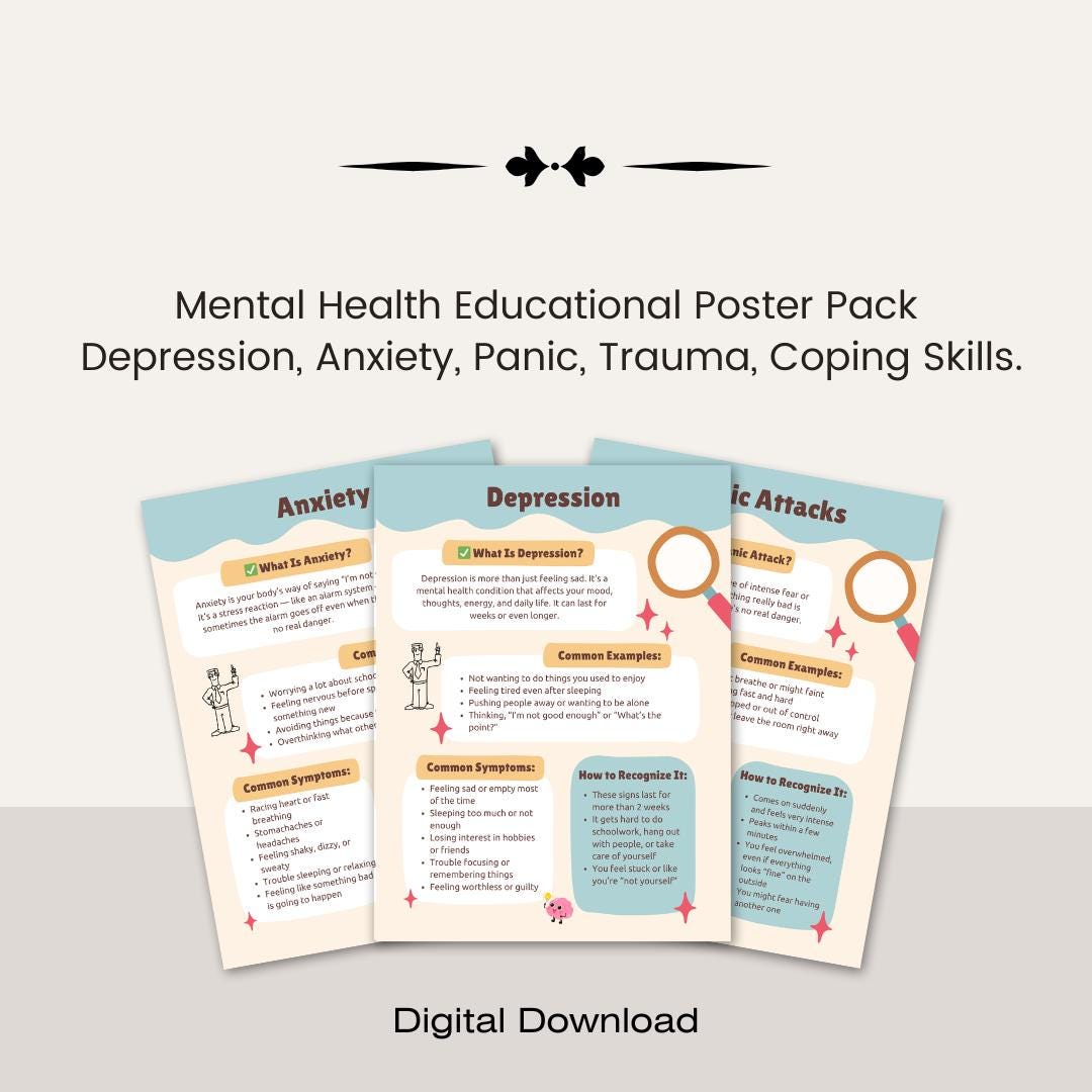 Depression, Anxiety, Panic, Trauma, Coping Skills, Self-esteem Mental ...
