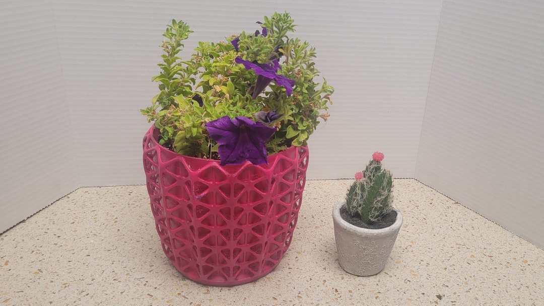 Weaved 3d Printed Planter Pot - Etsy