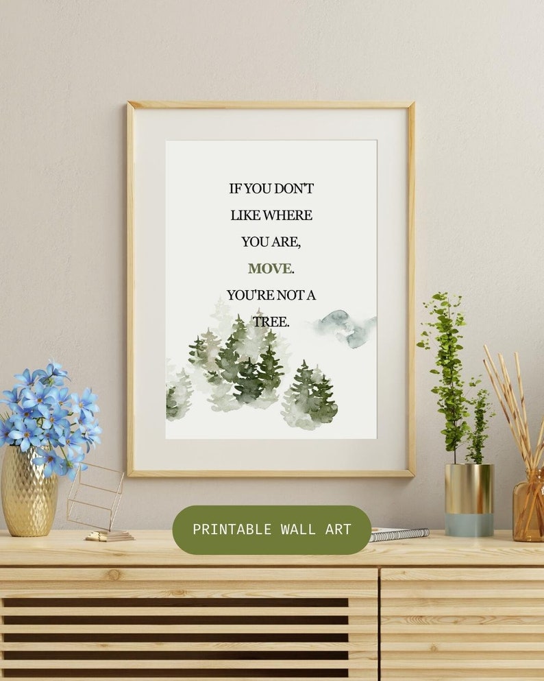 You Are Not A Tree Quote - Etsy
