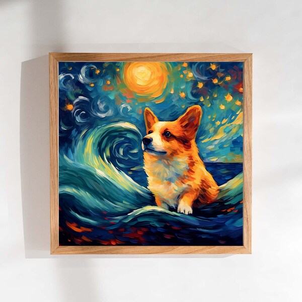 Corgi Art - Etsy