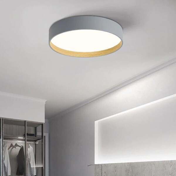 Round Wood Wall Sconce - Etsy