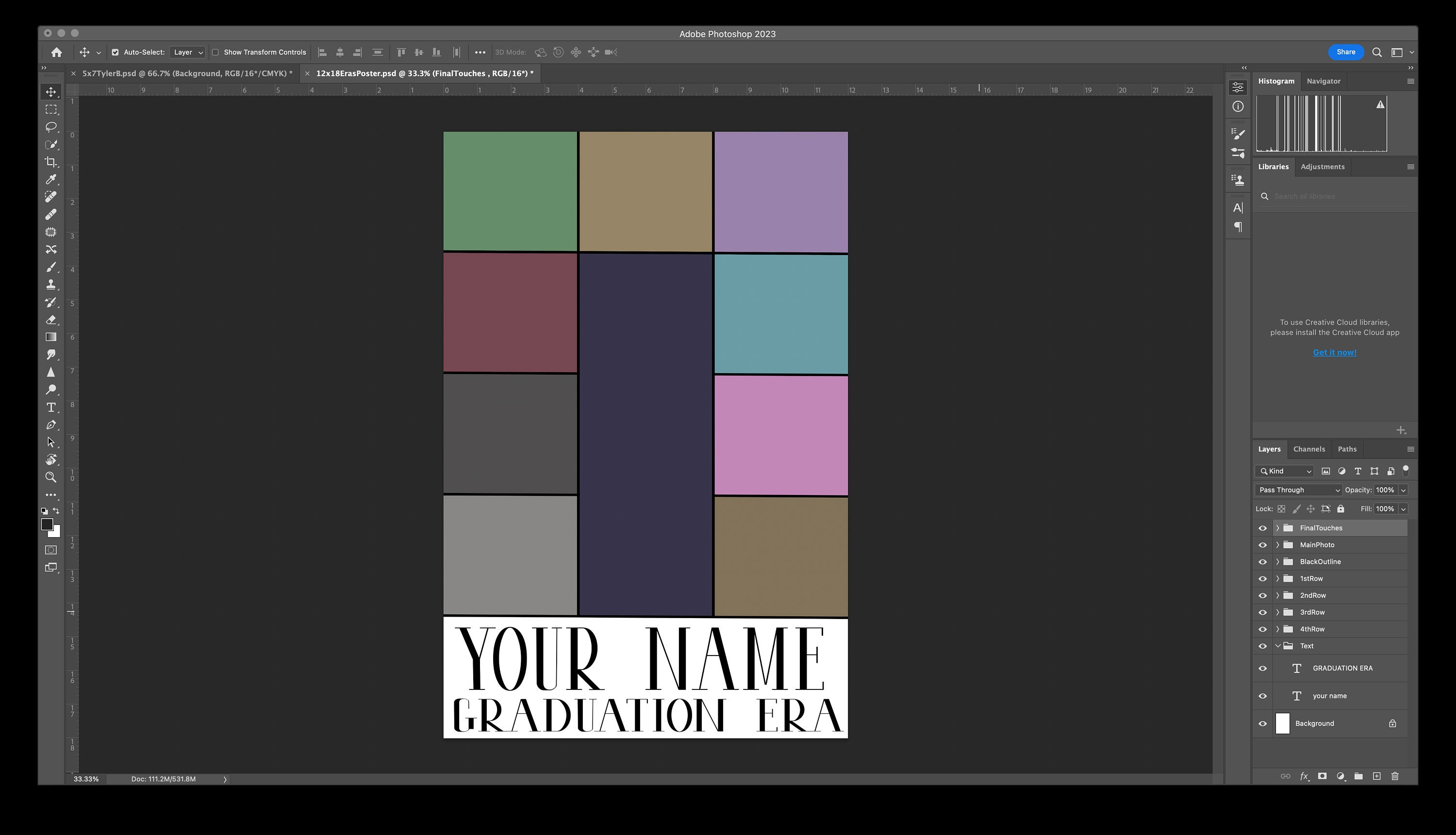 12x18 PSD Photoshop File Digital Download Tiktok Taylor Swift Eras ...