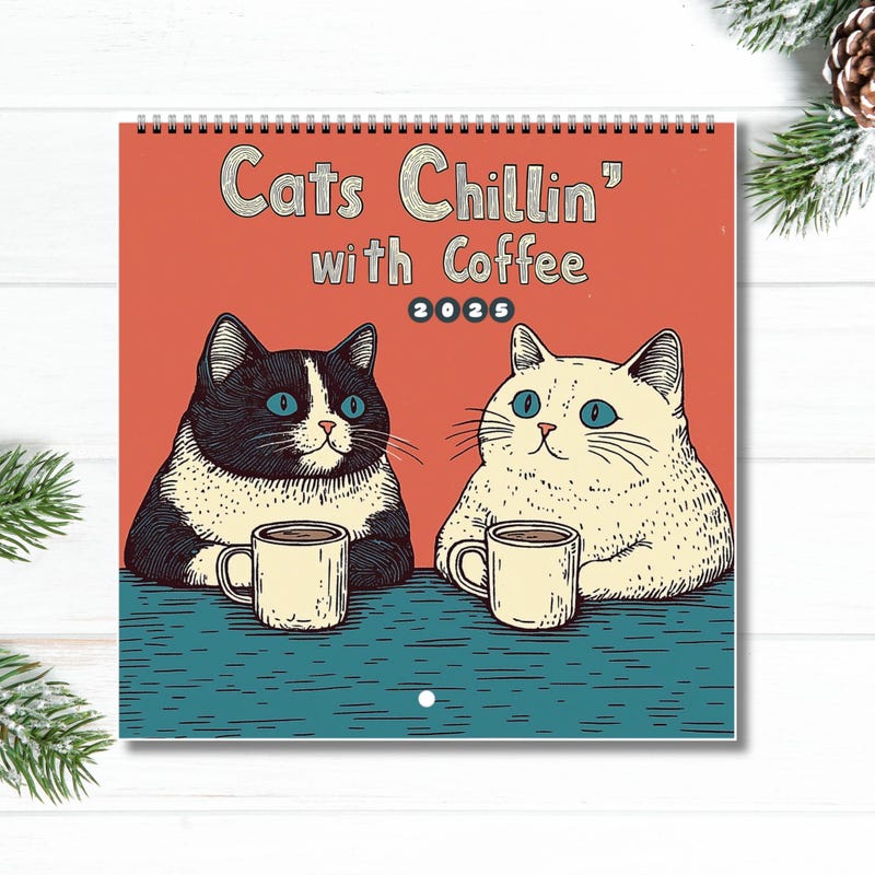Cat Calendar - Etsy