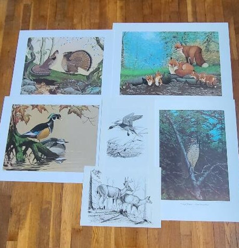 6 Gerald W. Putt SIGNED LIMITED EDITION Prints and Sketches! - Etsy