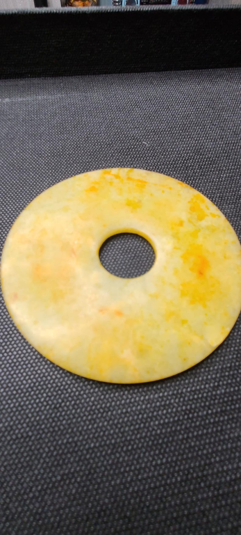 VERY RARE YELLOW Jade. Ancient Yellow Chinese Neolithic Hongshan Period ...