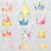 40 Cute Watercolor Crown Clipart, Cute, Royal, Hand Drawn Style, High ...