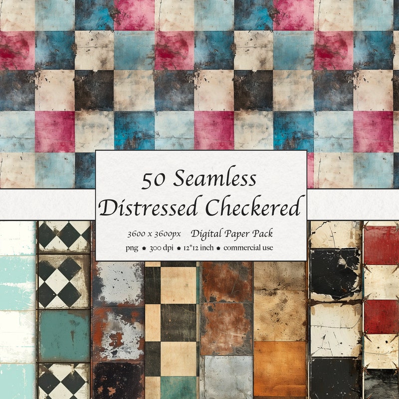 Distressed Digital Paper - Etsy