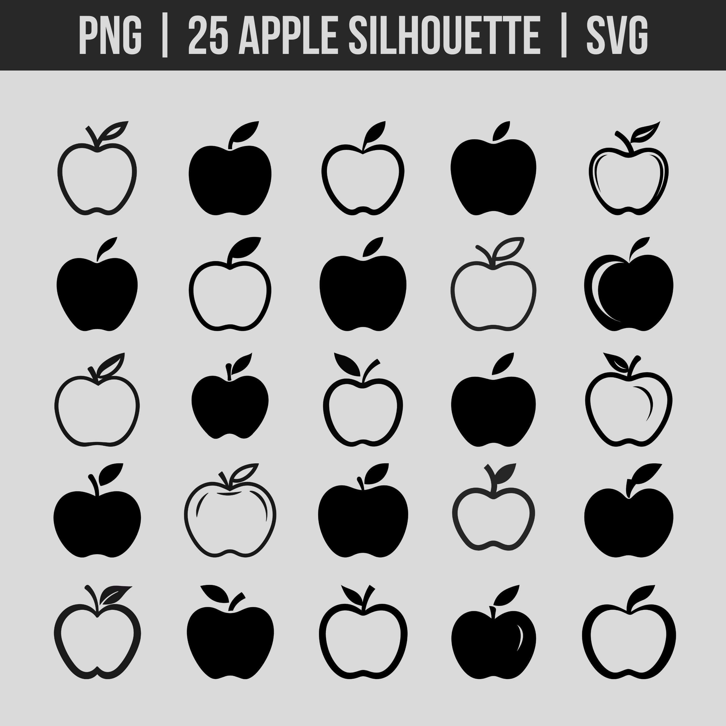 Apple Silhouette Svg, Sketch Apple Svg Apple Svg, Apple Clip Art,apple ...