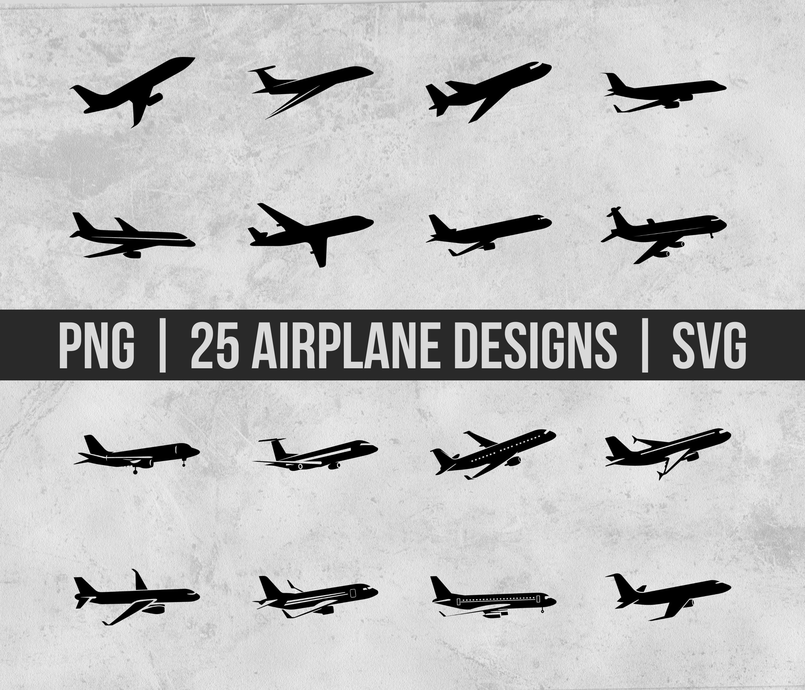 Airplane SVG, Airplane Clipart, AIRPLANE Silhouette, Plane SVG, Planes ...
