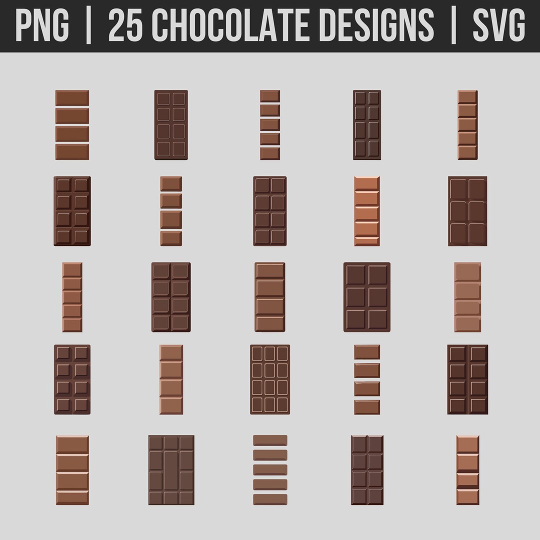 Chocolate SVG, Chocolate Cricut, Chocolate Silhouette, Chocolate Vector ...