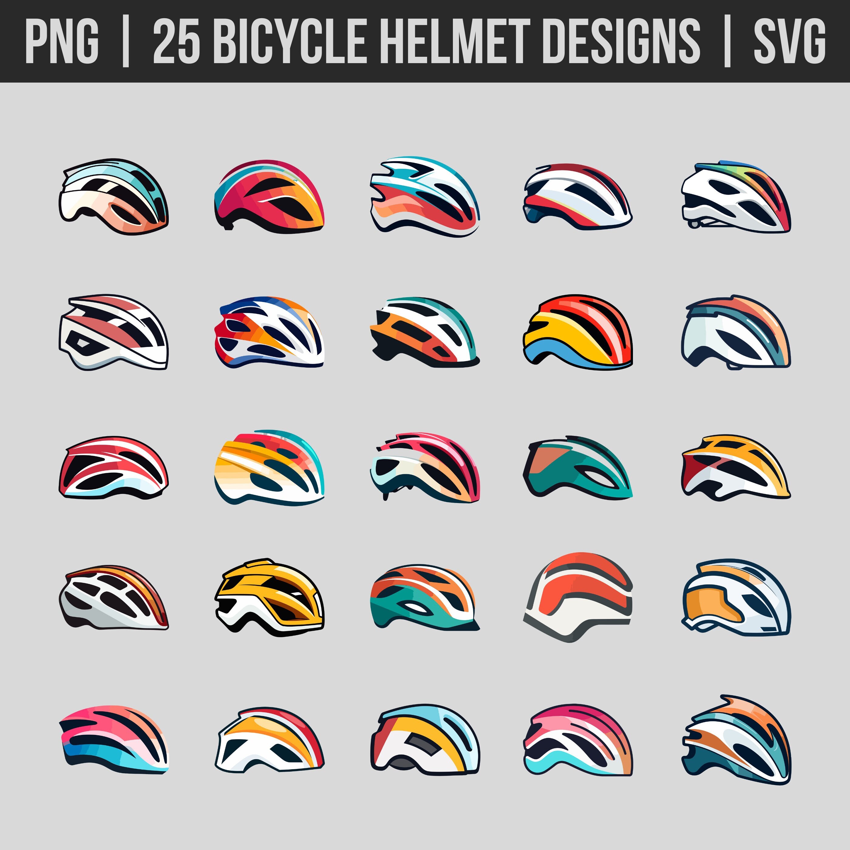 Bike Helmet Svg Vector Bike Helmet Png Bicycle Svg Clipart - Etsy
