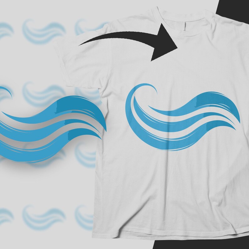 WAVE SVG, Wave Svg Cut Files for Cricut, Wave Clipart, Waves Svg Cut ...