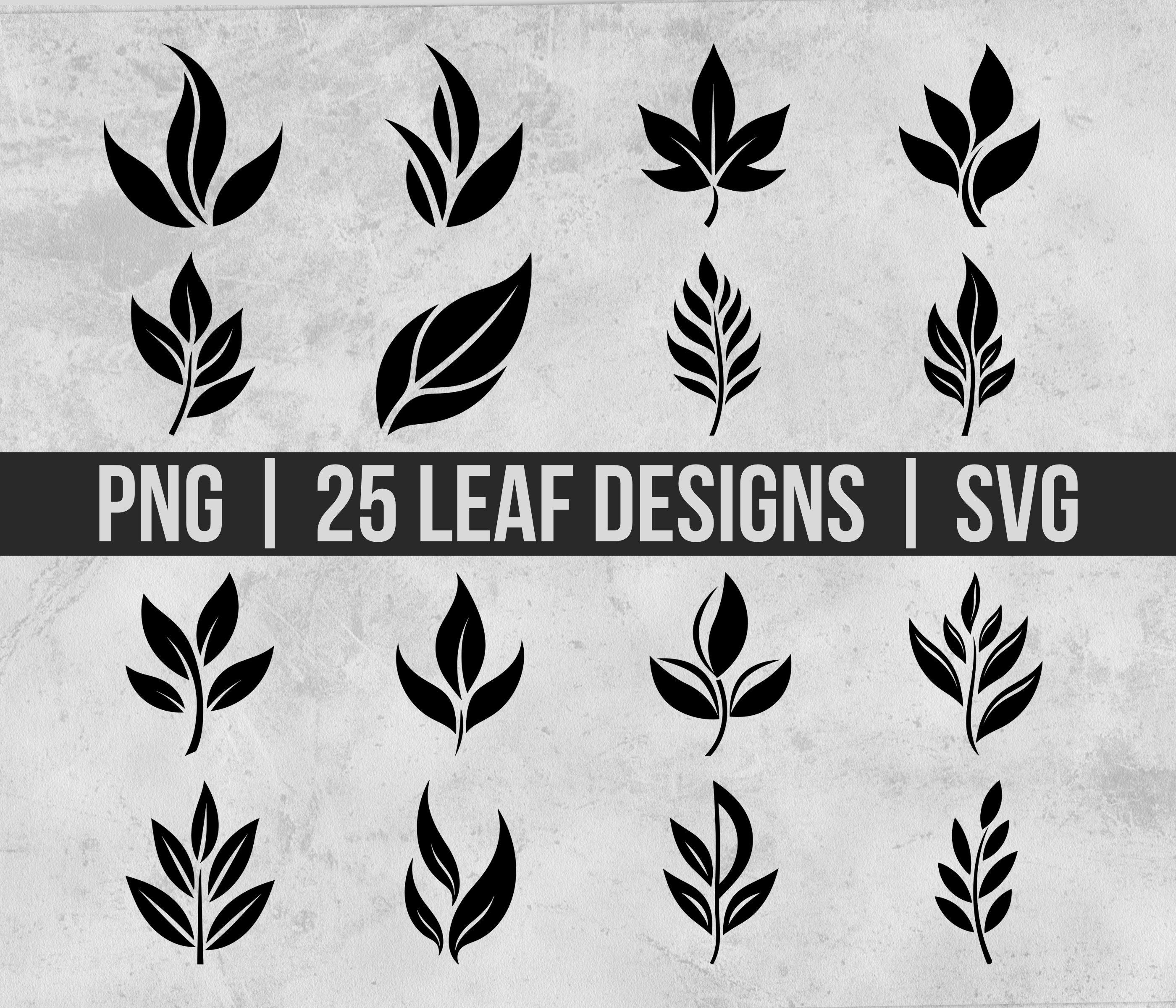 Leaf SVG File Botanical SVG Leaves SVG File Branches Svg - Etsy