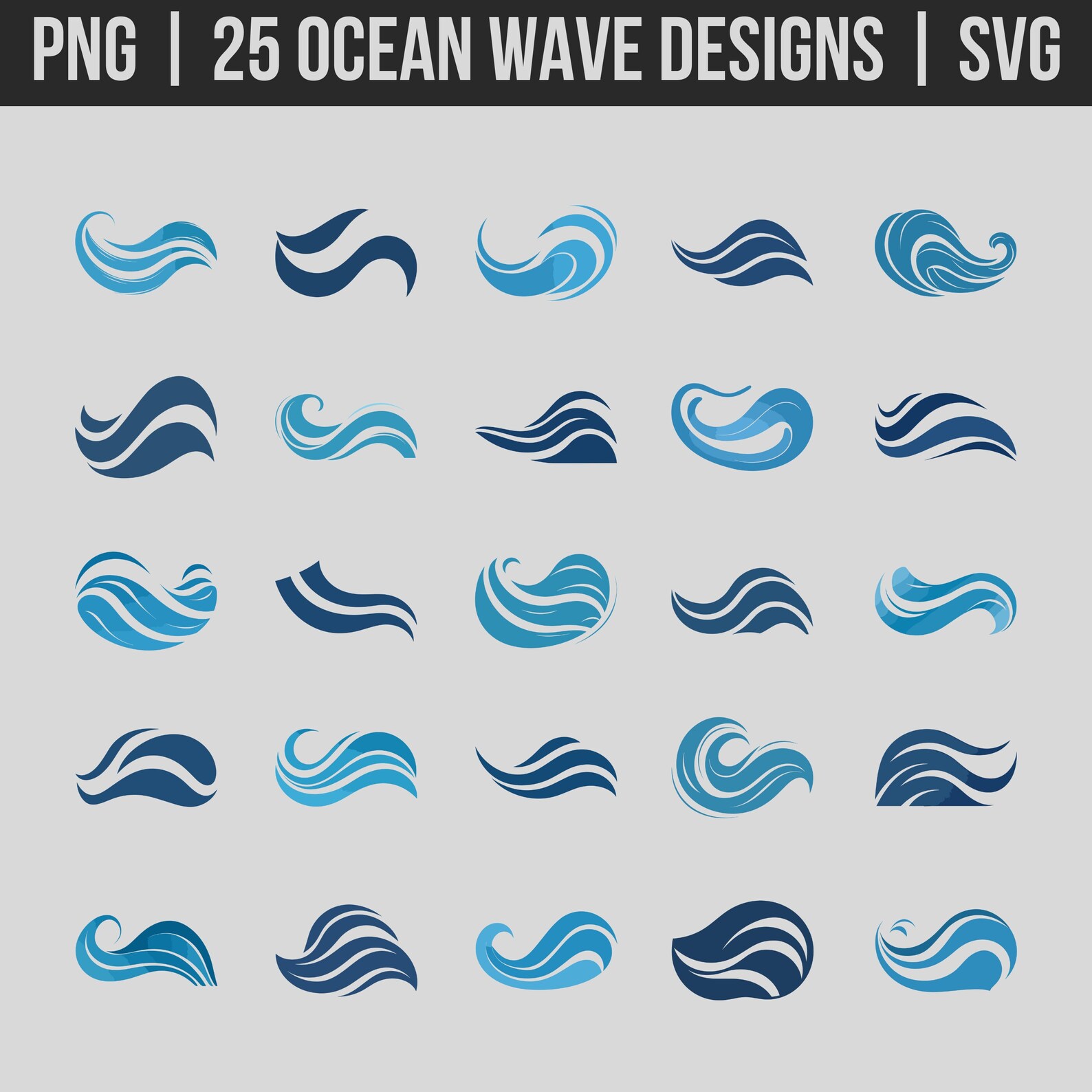 WAVE SVG, Wave Svg Cut Files for Cricut, Wave Clipart, Waves Svg Cut ...