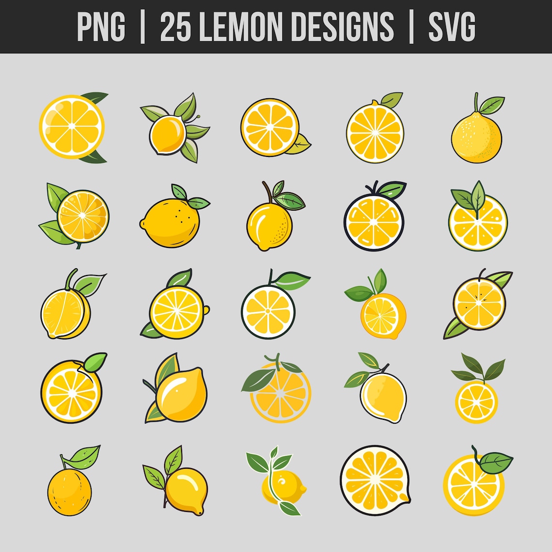 Lemon Svg, Lemon Clipart, Lemon Slice, Lemonade Svg, Lemon Cut File ...