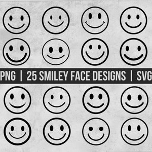 Smiley Face Svg, Emoji Svg, Happy Face Svg, Smiley Vector, Smiley Face ...