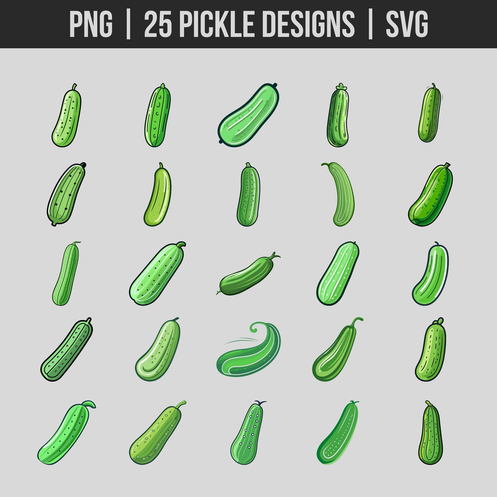 Pickle Svg, Instant Download, Pickle Png, Pickle Clipart, Pickle Lover ...