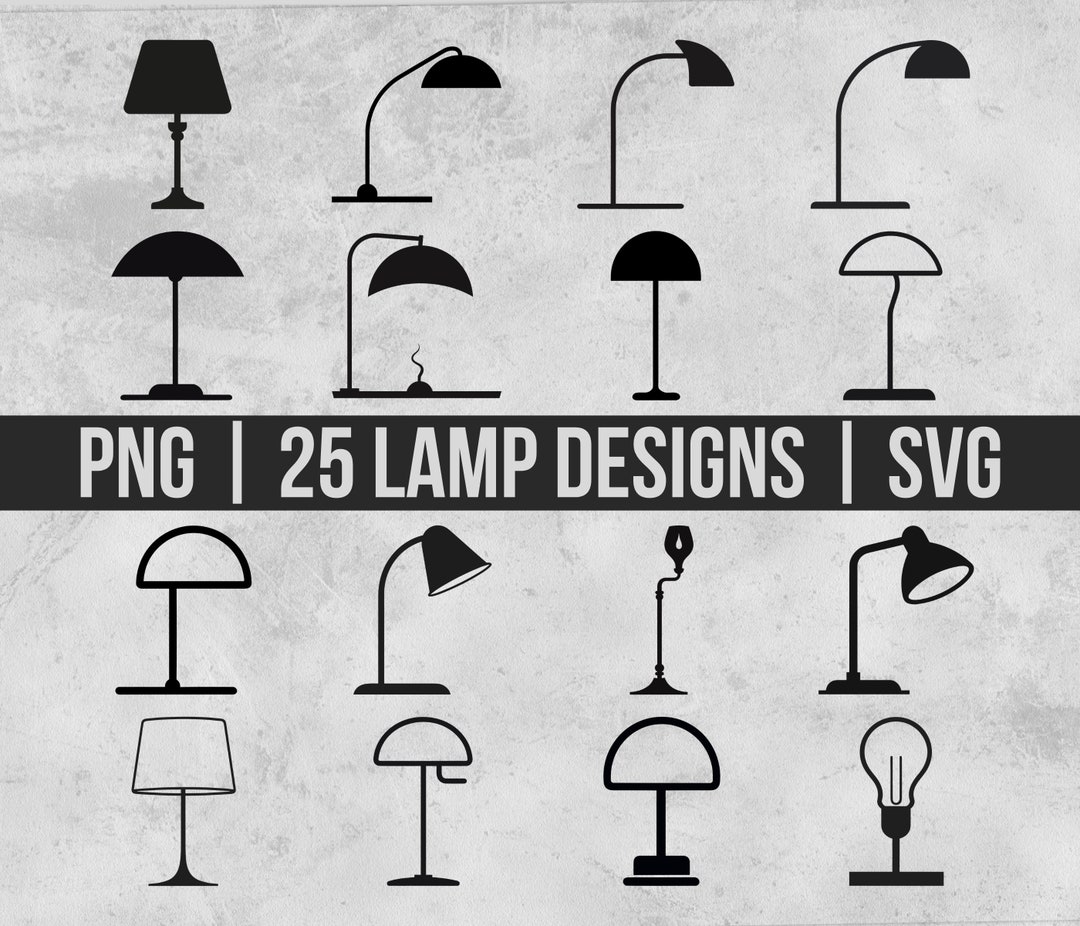 Lamp Silhouette, Street Lamp SVG, Street Light SVG, Lamp Post Clipart ...