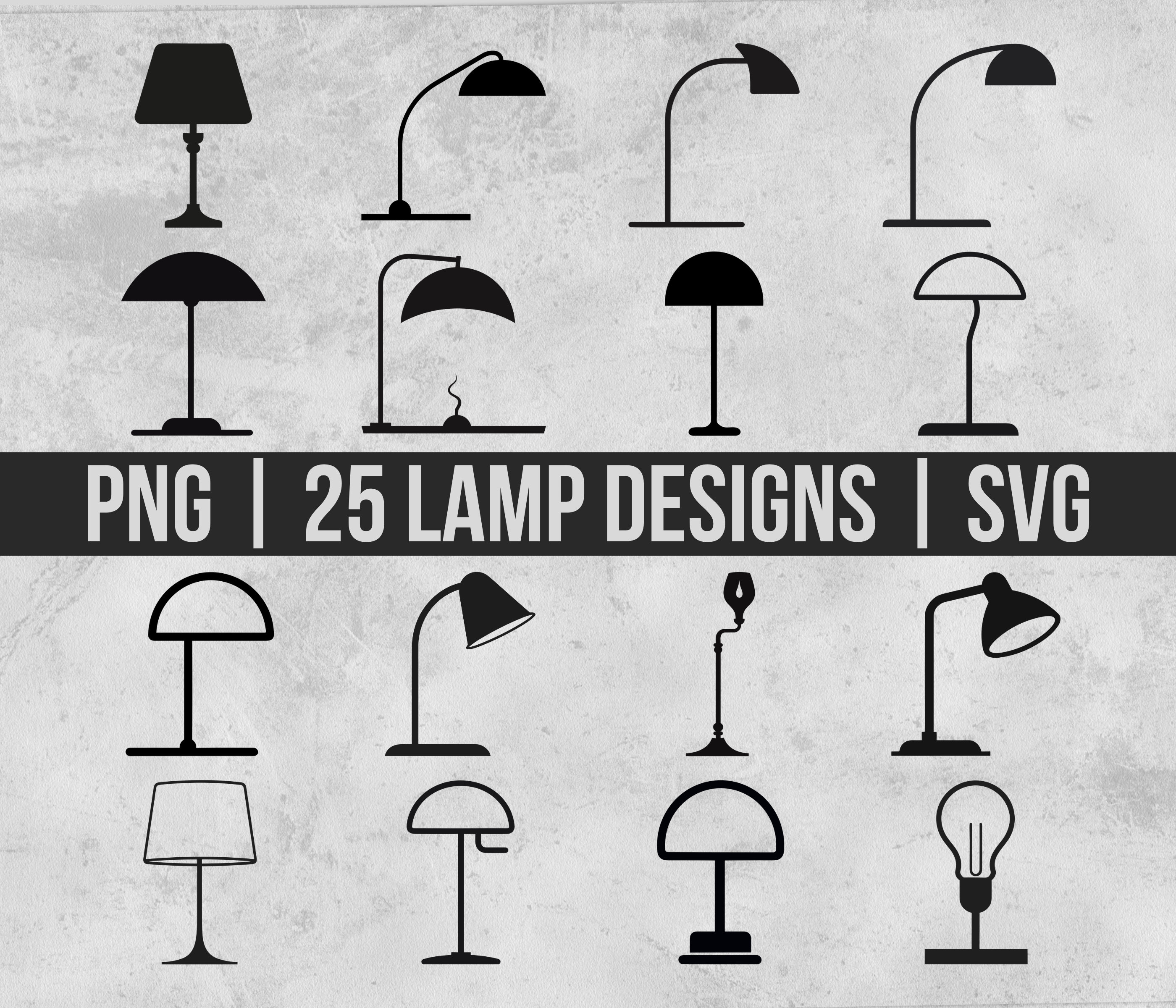 Lamp Silhouette, Street Lamp SVG, Street Light SVG, Lamp Post Clipart ...