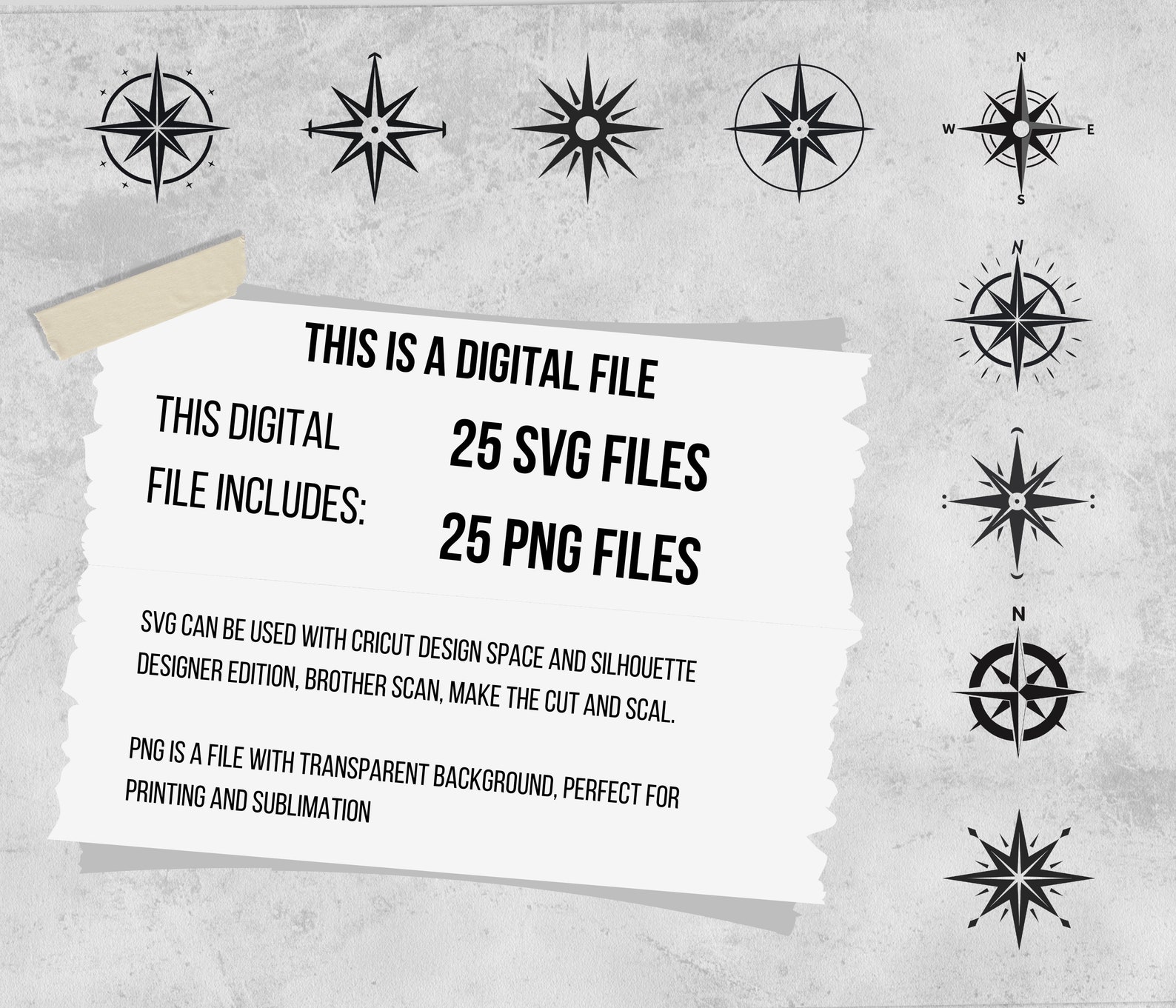 Compass SVG, Nautical Compass SVG, Compass PNG, Compass Cricut, Sea ...