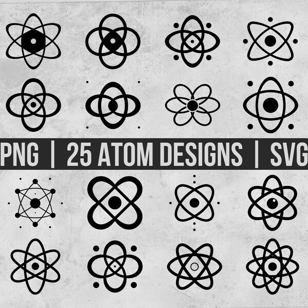 Atomic Svg - Etsy