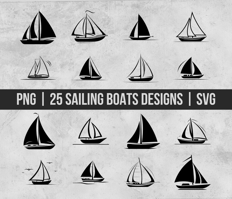 Sailing Boat SVG Sailboat Svg Sailing SVG Sail Boat Cricut - Etsy