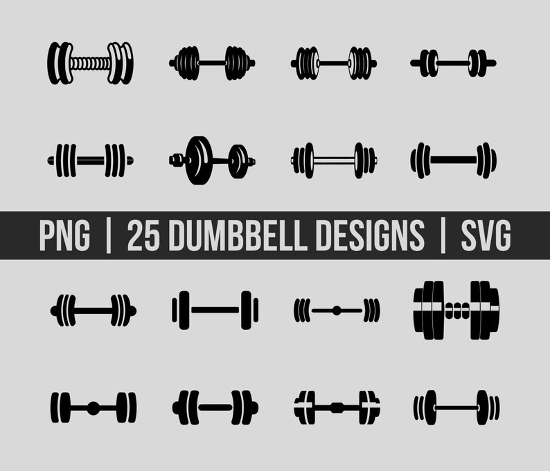 Weightlifting SVG, Gym SVG, Workout Svg, Dumbbell Svg, Dumb Bell Svg ...