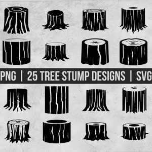 Tree Stump Svg, Wood Slice Svg, Log Svg, Woodland Svg, Logging Svg ...