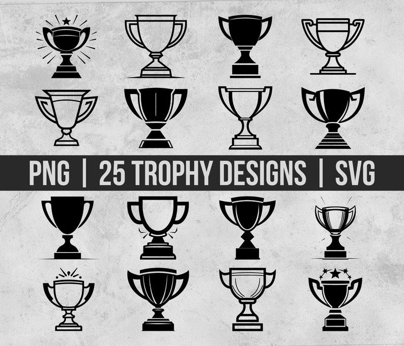 Trophy Svg, Trophy Clipart, Trophy Cut File, Trophy for Cricut,trophy ...