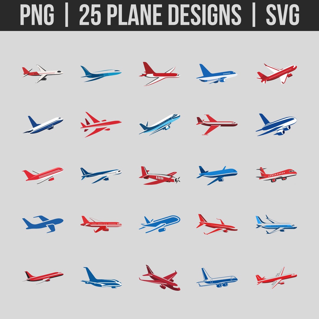 Plane Svg, Airplane Clipart, Airplane Vector, Airplane Cricut, Airplane ...