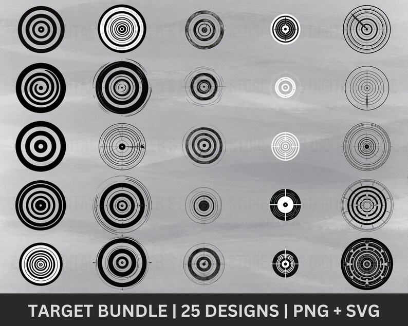 Target SVG, Bullseye SVG, Shooting Target SVG, Target Cricut, Clipart ...
